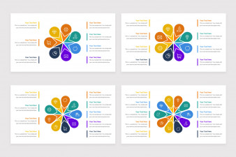 Circle Continuum Arrows PowerPoint Template | Nulivo Market