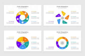 Circle Segments 5 Sections PowerPoint Template | Nulivo Market