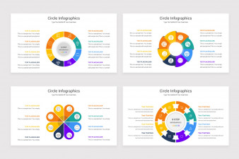 Circle Segments 8 Sections PowerPoint Template | Nulivo Market