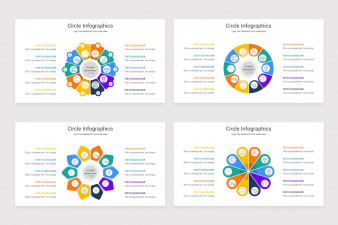 Circle Segments 10 Sections PowerPoint Template | Nulivo Market