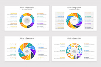 Circle Segments 10 Sections PowerPoint Template | Nulivo Market