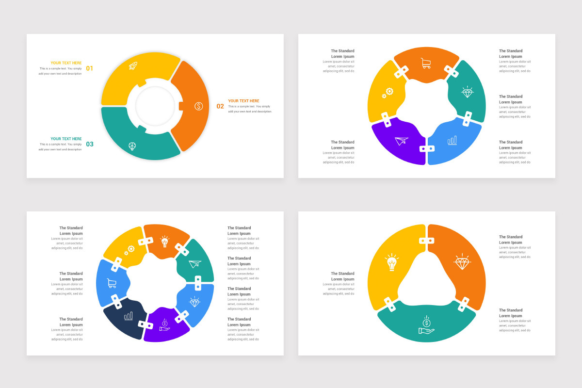 Vicious Circle Diagram PowerPoint Template | Nulivo Market