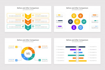 Before and After Comparison PowerPoint Template | Nulivo Market