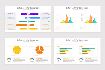 Before and After Comparison PowerPoint Template | Nulivo Market