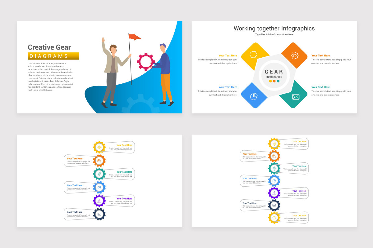 Working together PowerPoint Template | Nulivo Market