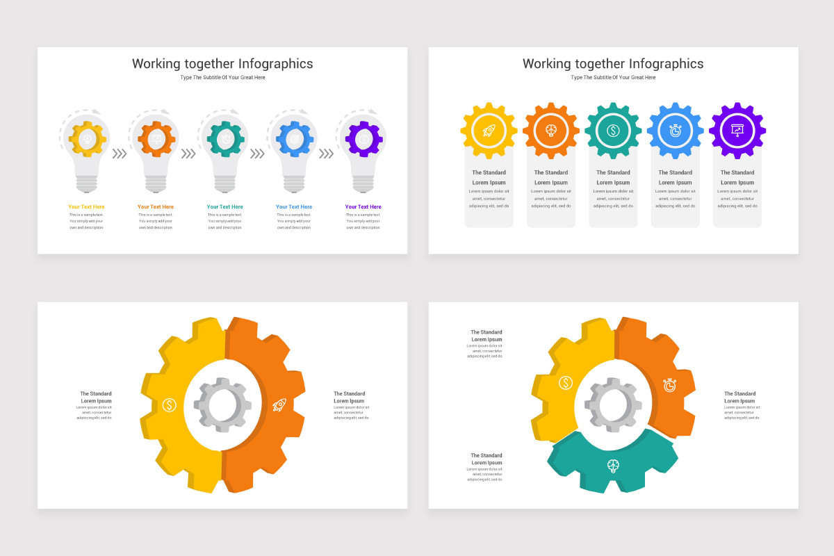 Working together PowerPoint Template | Nulivo Market