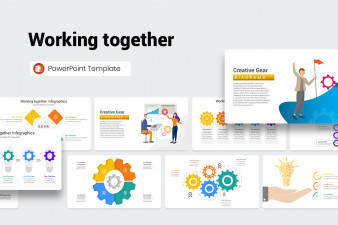 Working together PowerPoint Template | Nulivo Market