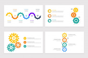 Cogwheel Infographics PowerPoint Template | Nulivo Market