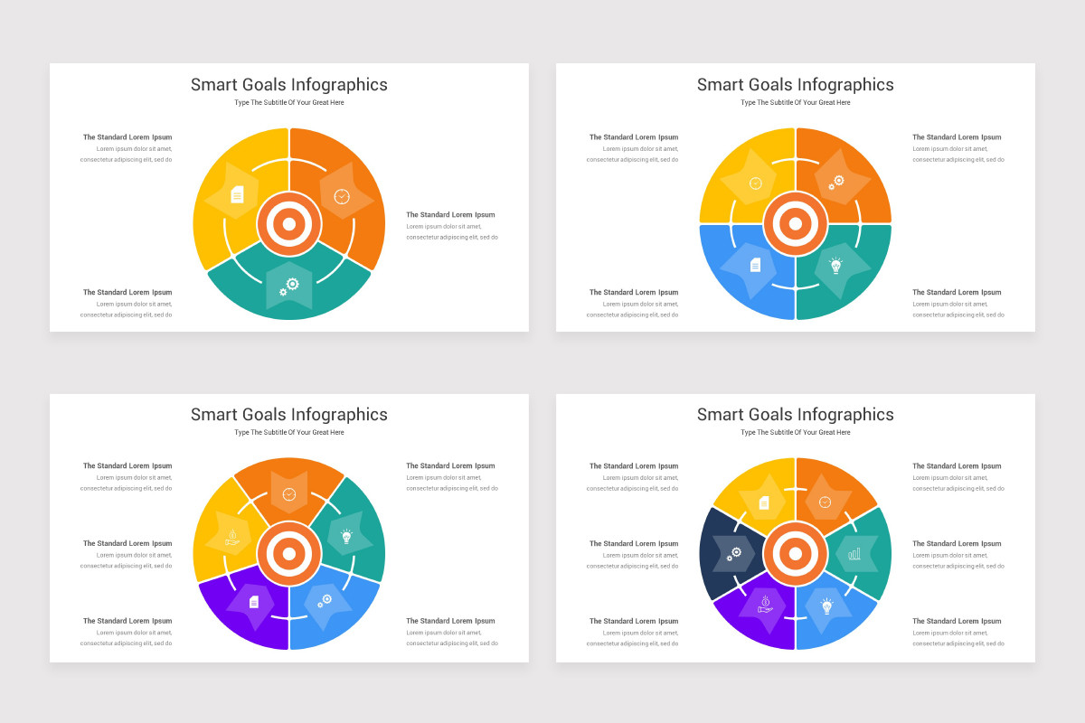 Smart Goals Infographics PowerPoint Template | Nulivo Market