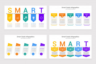 Smart Goals Infographics PowerPoint Template | Nulivo Market