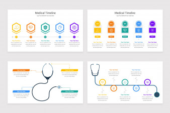 Medical Timeline Diagram PowerPoint Template | Nulivo Market