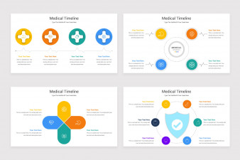 Medical Timeline Diagram PowerPoint Template | Nulivo Market