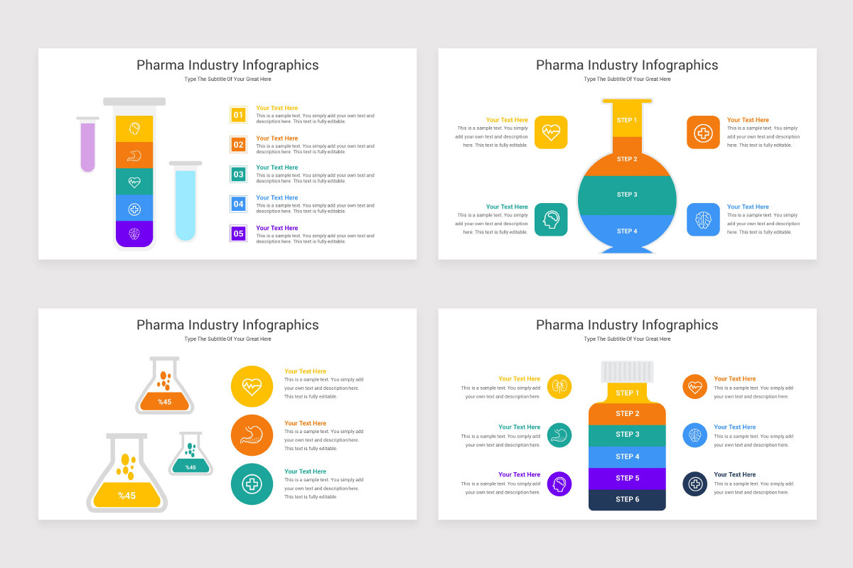 Pharma Industry Diagram PowerPoint Template | Nulivo Market