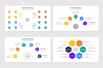 Circle Mind Map Diagram Powerpoint Template | Nulivo Market