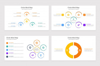 Circle Mind Map Diagram Powerpoint Template | Nulivo Market