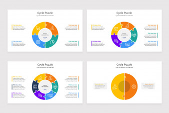 Cycle Puzzle Infographic PowerPoint Template | Nulivo Market