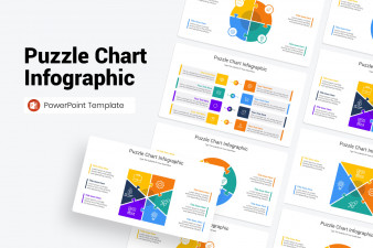 Puzzle Chart Infographic PowerPoint Template | Nulivo Market