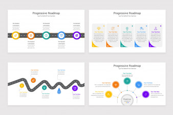 Progressive Roadmap PowerPoint Template | Nulivo Market