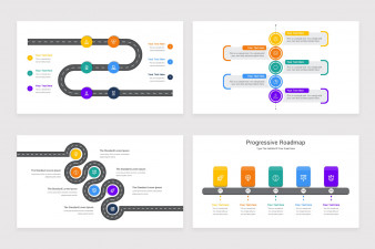 Progressive Roadmap PowerPoint Template | Nulivo Market