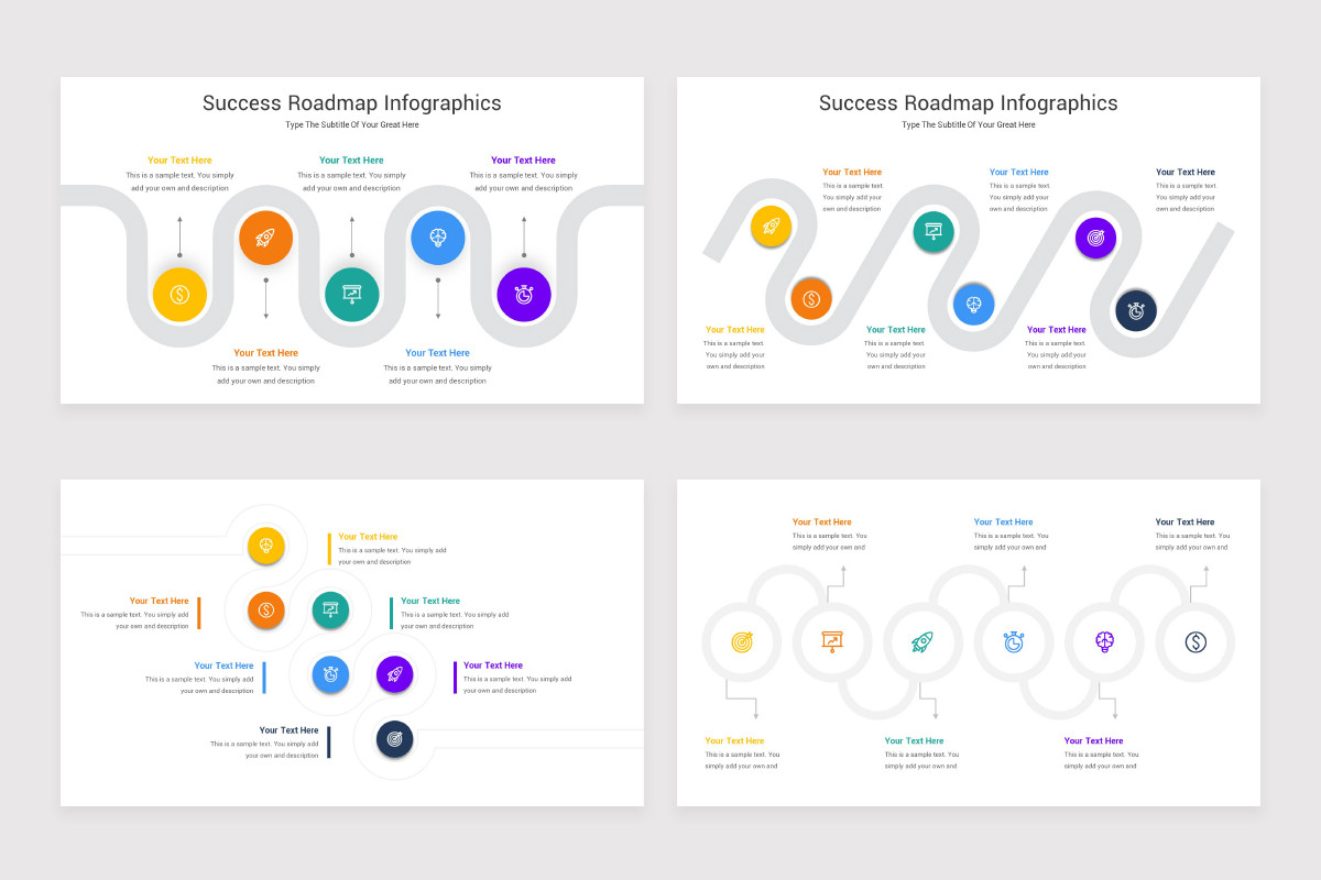 Success Roadmap PowerPoint Template | Nulivo Market