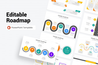 Editable Roadmap PowerPoint Template | Nulivo Market