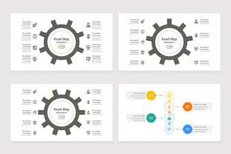 Circular Roadmap PowerPoint Template | Nulivo Market
