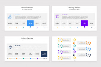 Delivery Timeline PowerPoint Template | Nulivo Market