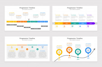 Progression Timeline PowerPoint Template | Nulivo Market