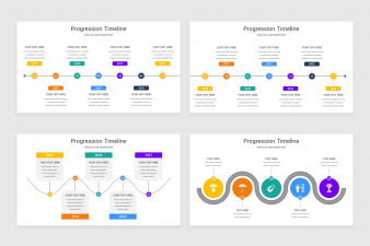 Progression Timeline PowerPoint Template | Nulivo Market
