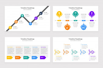 Timeline Roadmap PowerPoint Template | Nulivo Market