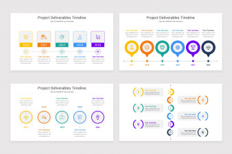 Project Deliverables Timeline PowerPoint Template | Nulivo Market