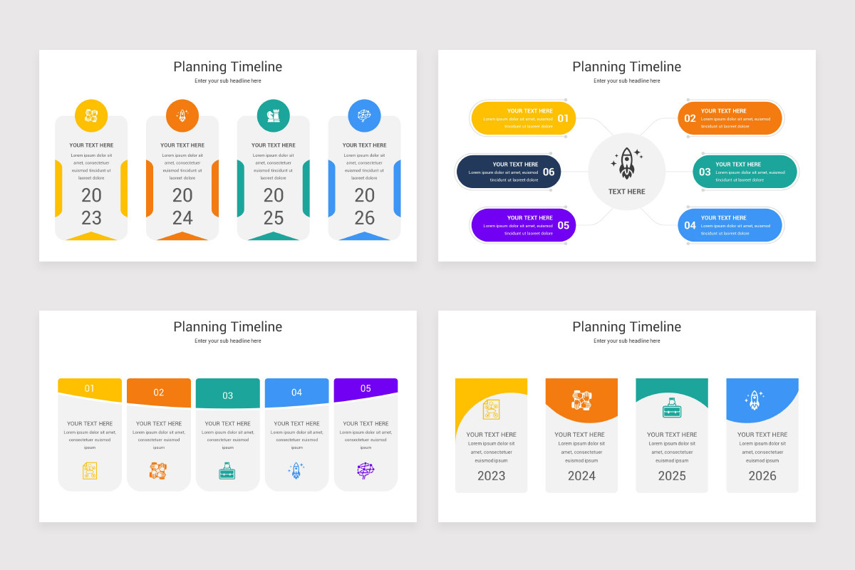 Planning Timeline PowerPoint Template | Nulivo Market