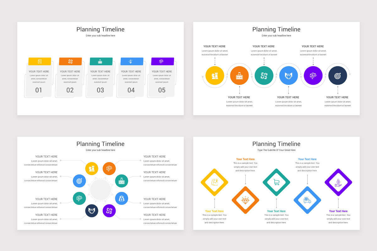 Planning Timeline PowerPoint Template | Nulivo Market