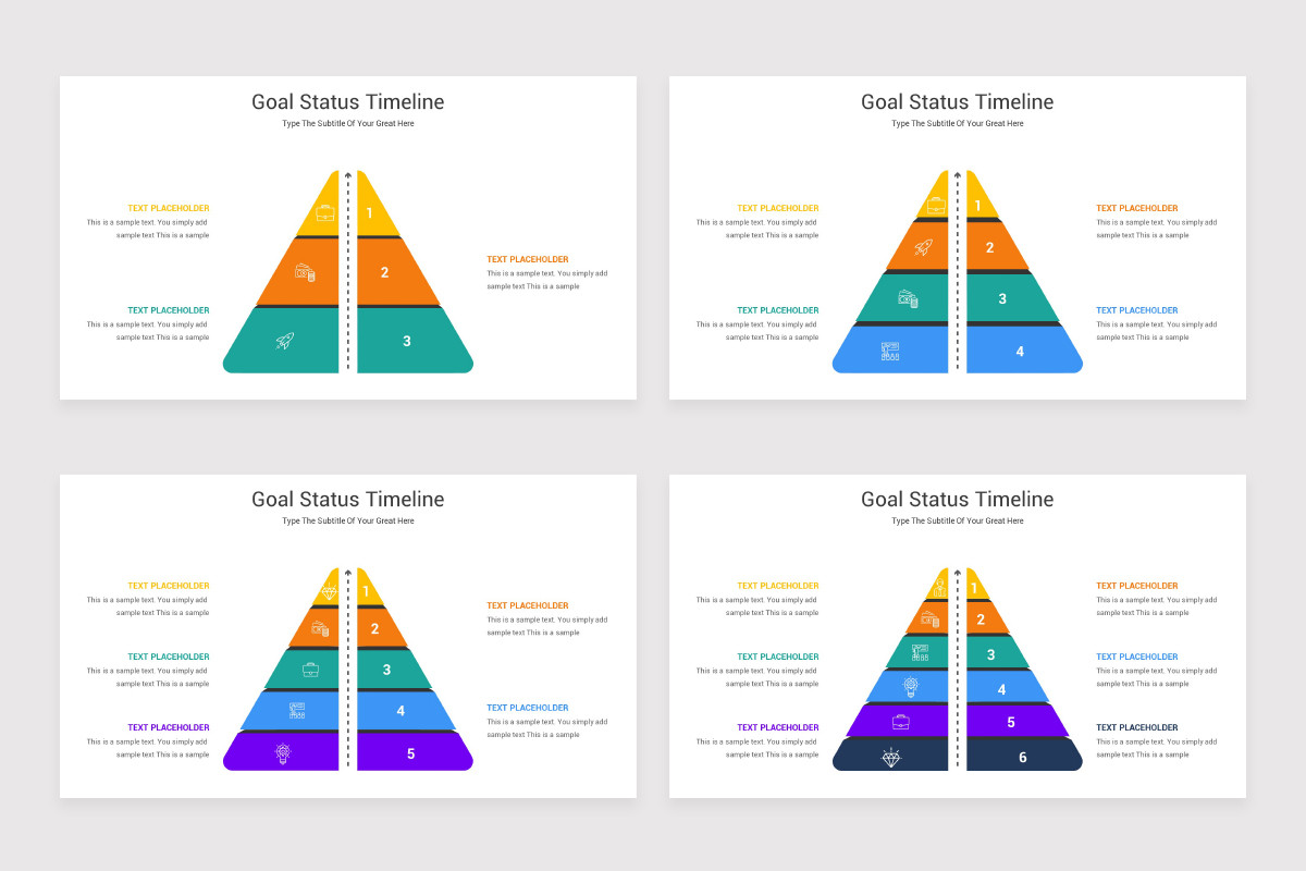 Goal Status Timeline Powerpoint Template Nulivo Market