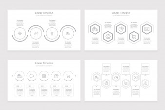 Linear Timeline PowerPoint Template | Nulivo Market
