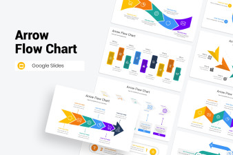 Arrow Flow Chart Google Slides Template | Nulivo Market
