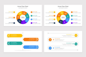 Arrow Flow Chart Google Slides Template | Nulivo Market