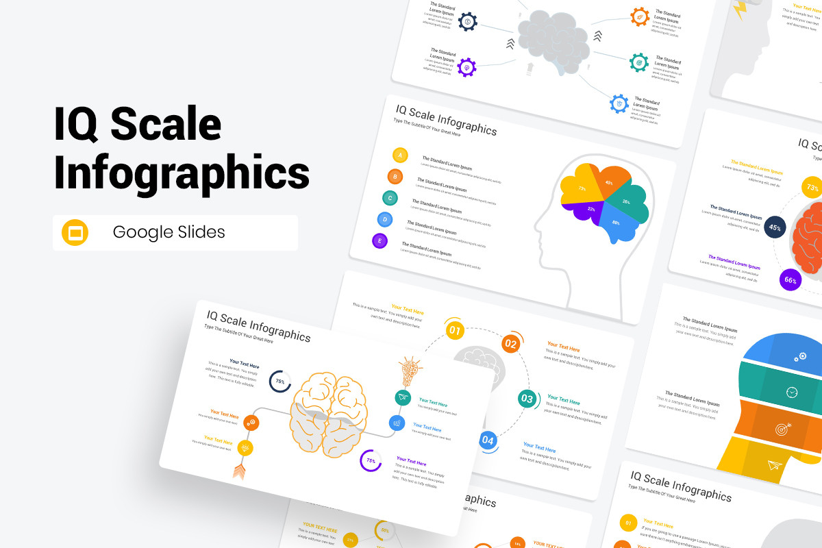 IQ Scale Google Slides Template | Nulivo Market