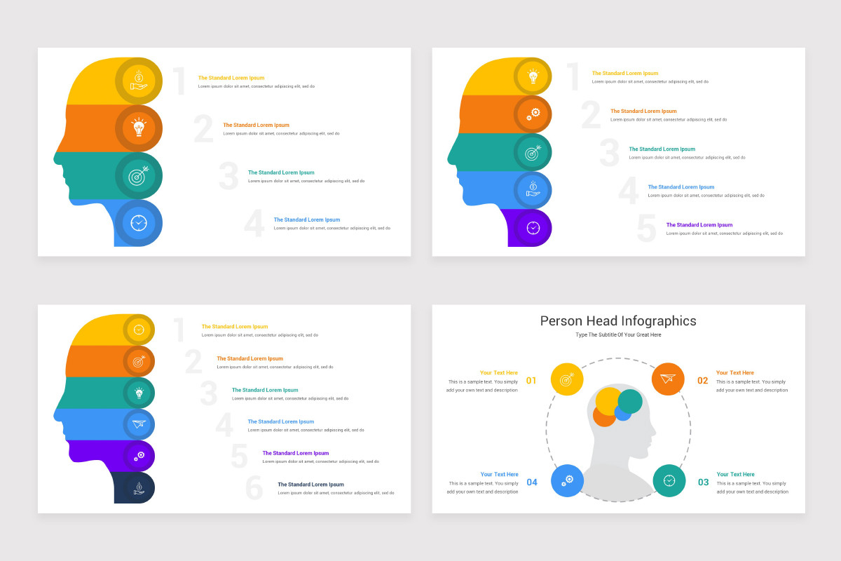 Person Head Google Slides Template | Nulivo Market