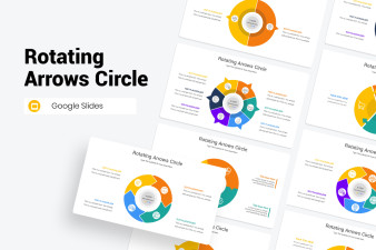 Rotating Arrows Circle Google Slides Template | Nulivo Market