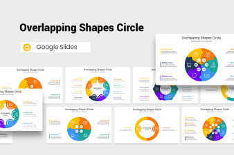 Overlapping Shapes Circle Google Slides Template | Nulivo Market