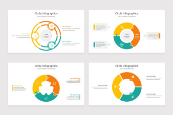 Circle Segments 3 Sections Google Slides Template | Nulivo Market