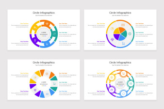 Circle Segments 5 Sections Google Slides Template | Nulivo Market