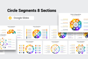 Circle Segments 8 Sections Google Slides Template | Nulivo Market