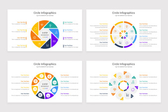 Circle Segments 8 Sections Google Slides Template | Nulivo Market