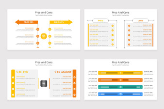 Comparison - Pros And Cons Google Slides Template | Nulivo Market