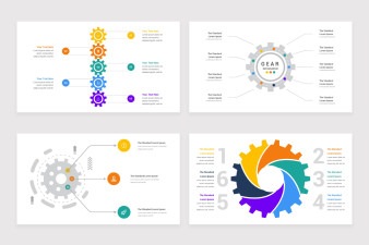 Gear System Diagram Google Slides Template | Nulivo Market