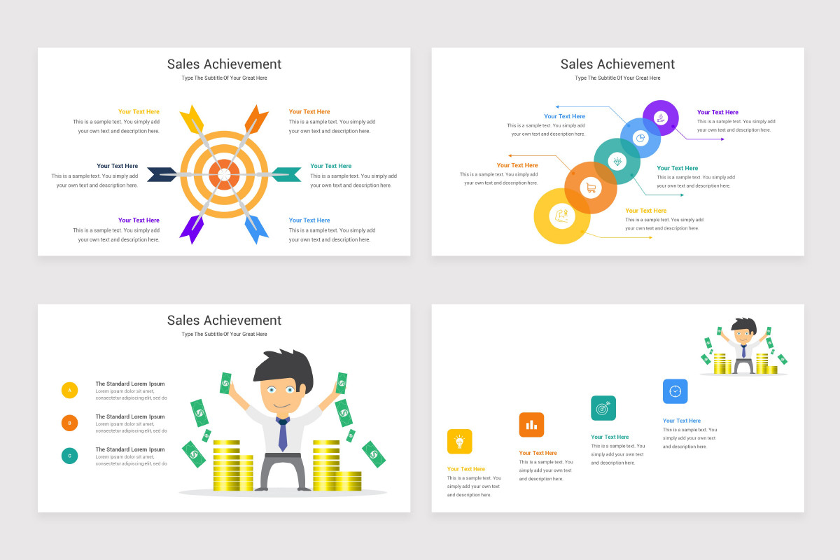 Sales Achievement Google Slides Template | Nulivo Market