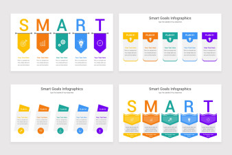 Smart Goals Infographics Google Slides Template | Nulivo Market