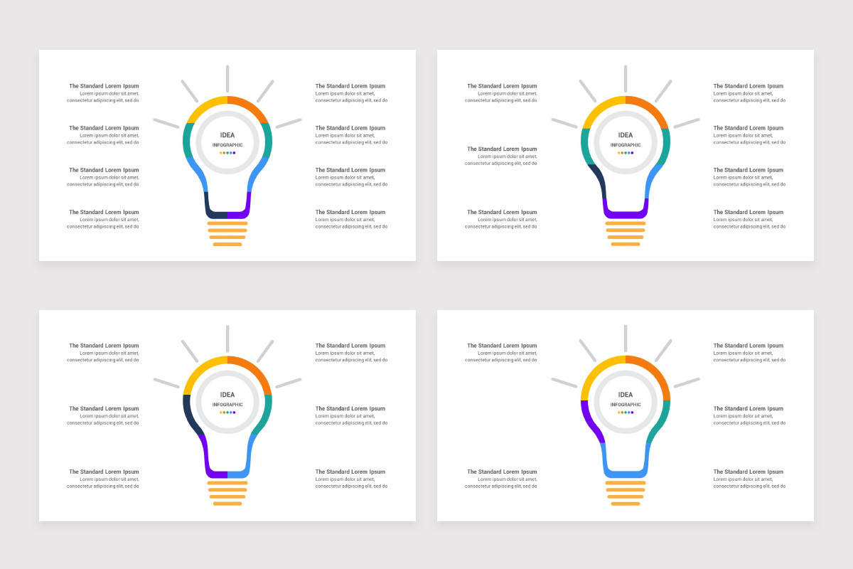 Bulb Idea Concept Infographic Google Slides Template | Nulivo Market
